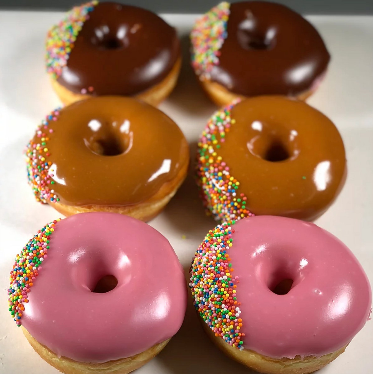 6 Pack Assorted Iced Rings – My Donut Box