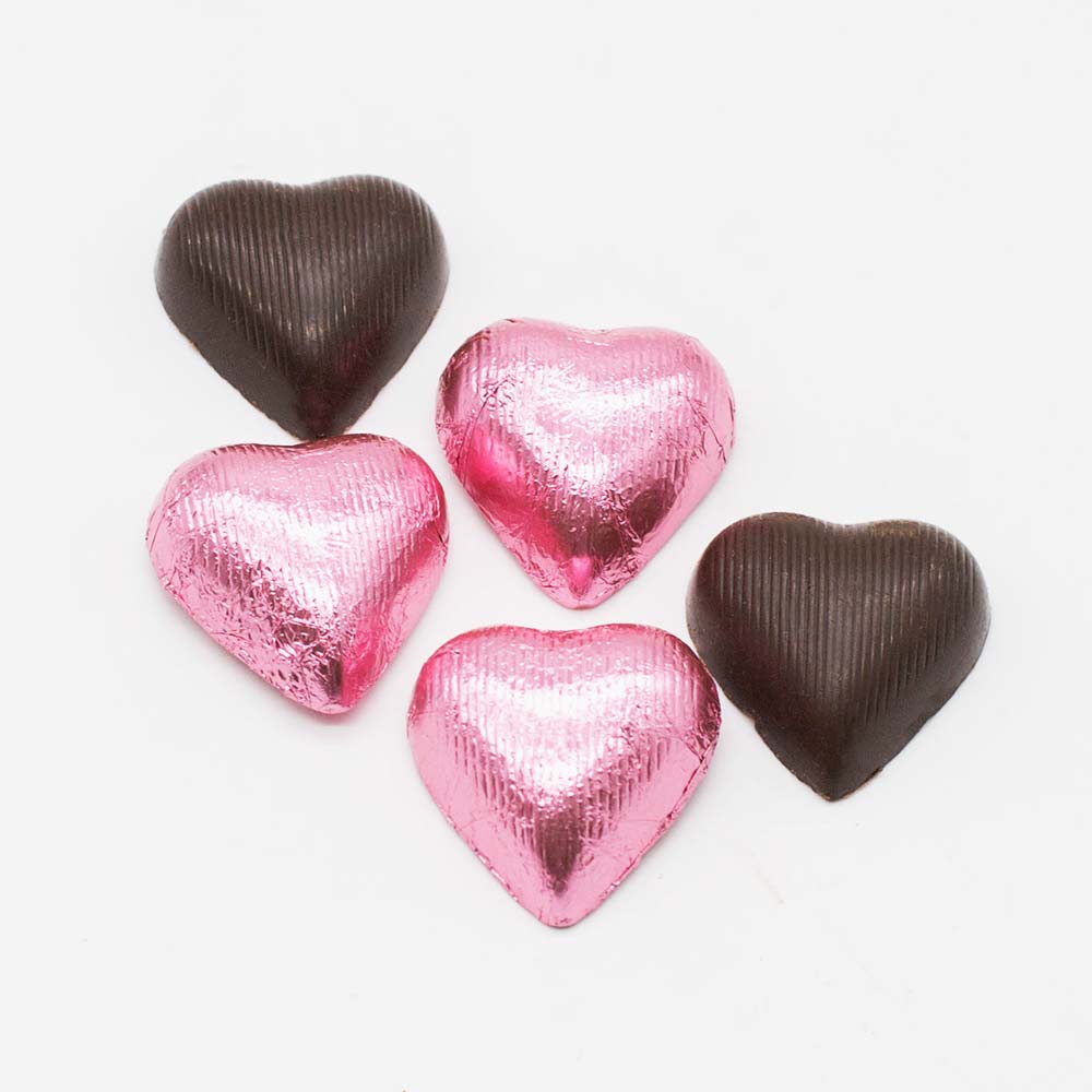 Chocolate Foil Hearts – My Donut Box