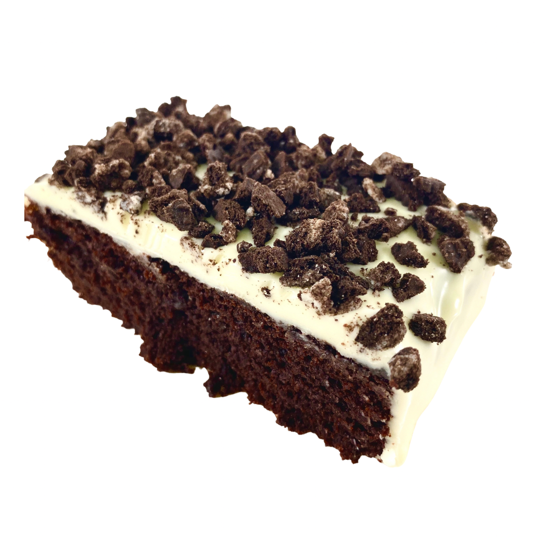 White Cookie Crumble Mud Cake Slice 6 Pack – My Donut Box