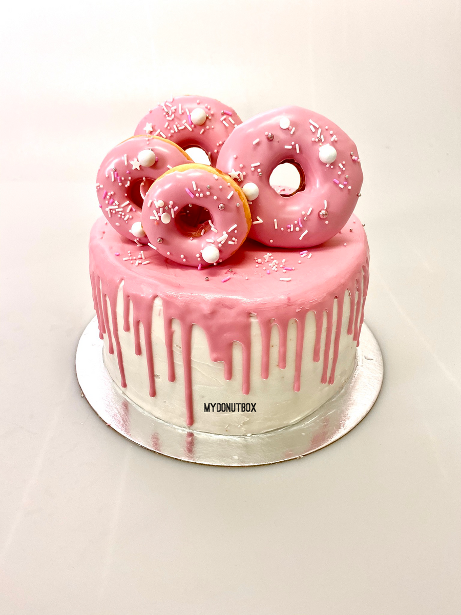 Oh So Pink Donut Cake – My Donut Box